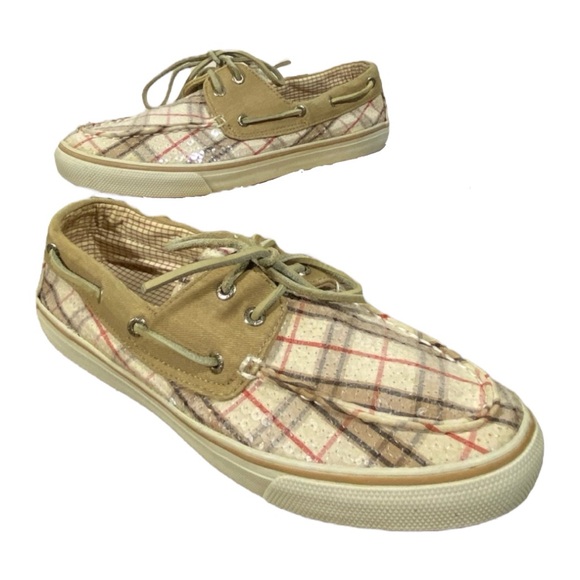 Sperry | Shoes | Ladies Sperry Topsiders London Plaid Boat Shoes | Poshmark